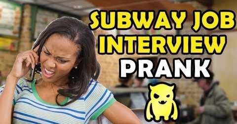 Subway Prank - Job Interview Gone Wrong