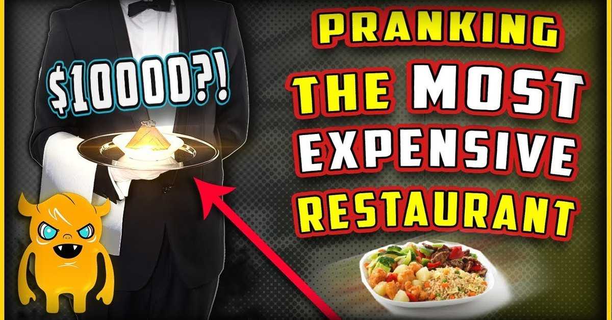 Pranking A Restaurant That's CRAZY Expensive - Prank Call Classics