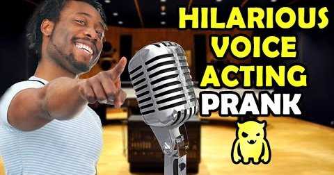 Hilarious Voice Acting Lessons Prank - Ownage Pranks